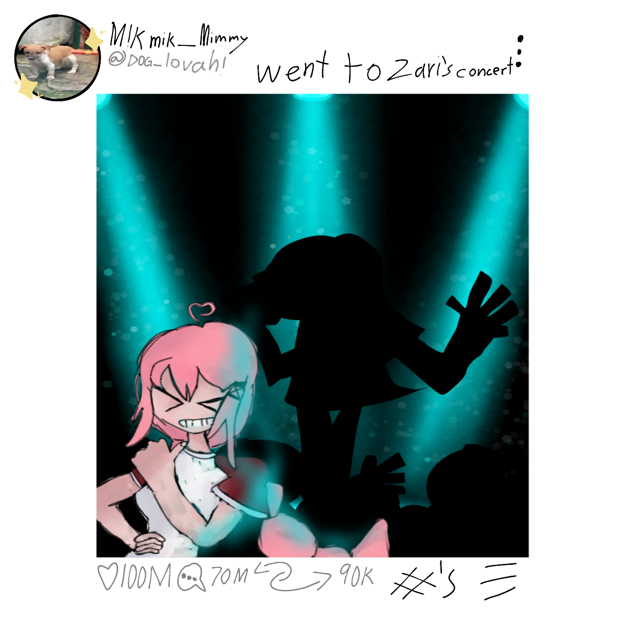 wen to a concert!! - ibisPaint