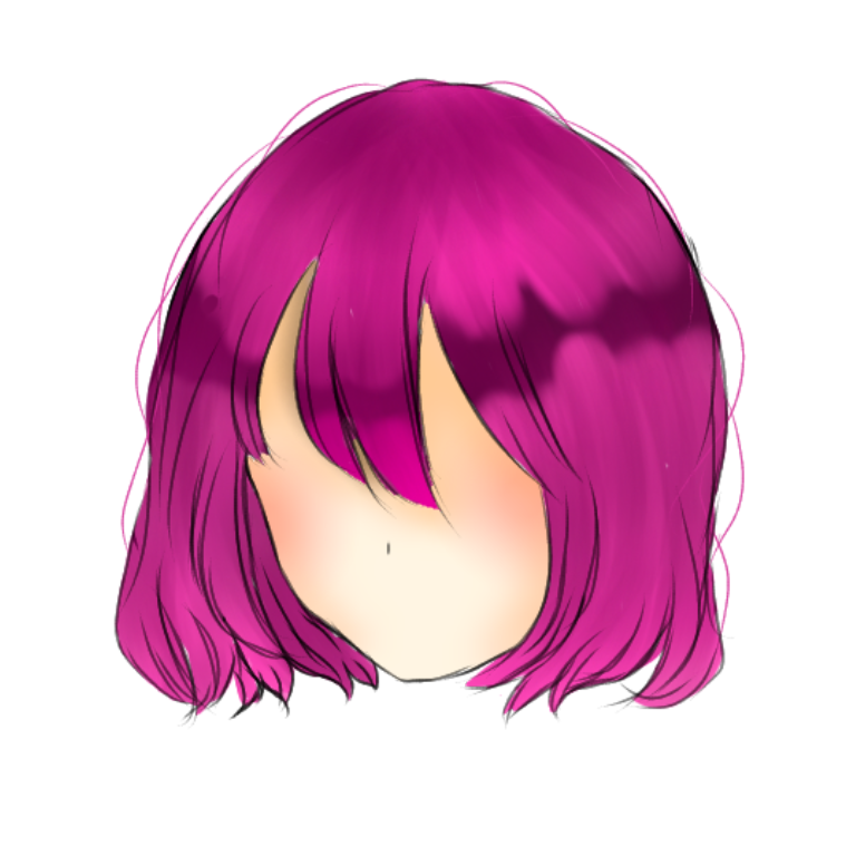 ibis paint X luyện vẽ và tô tóc. - ibisPaint