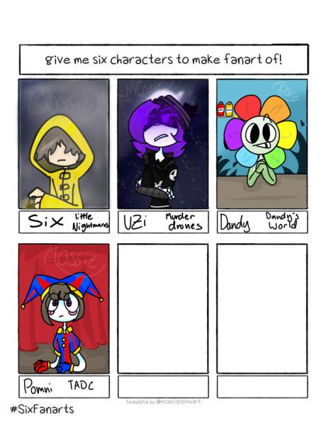 Pomni-6 characters - ibisPaint