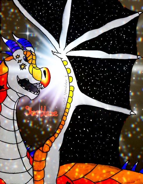 Starblaze (Wings of Fire inspired) - ibisPaint