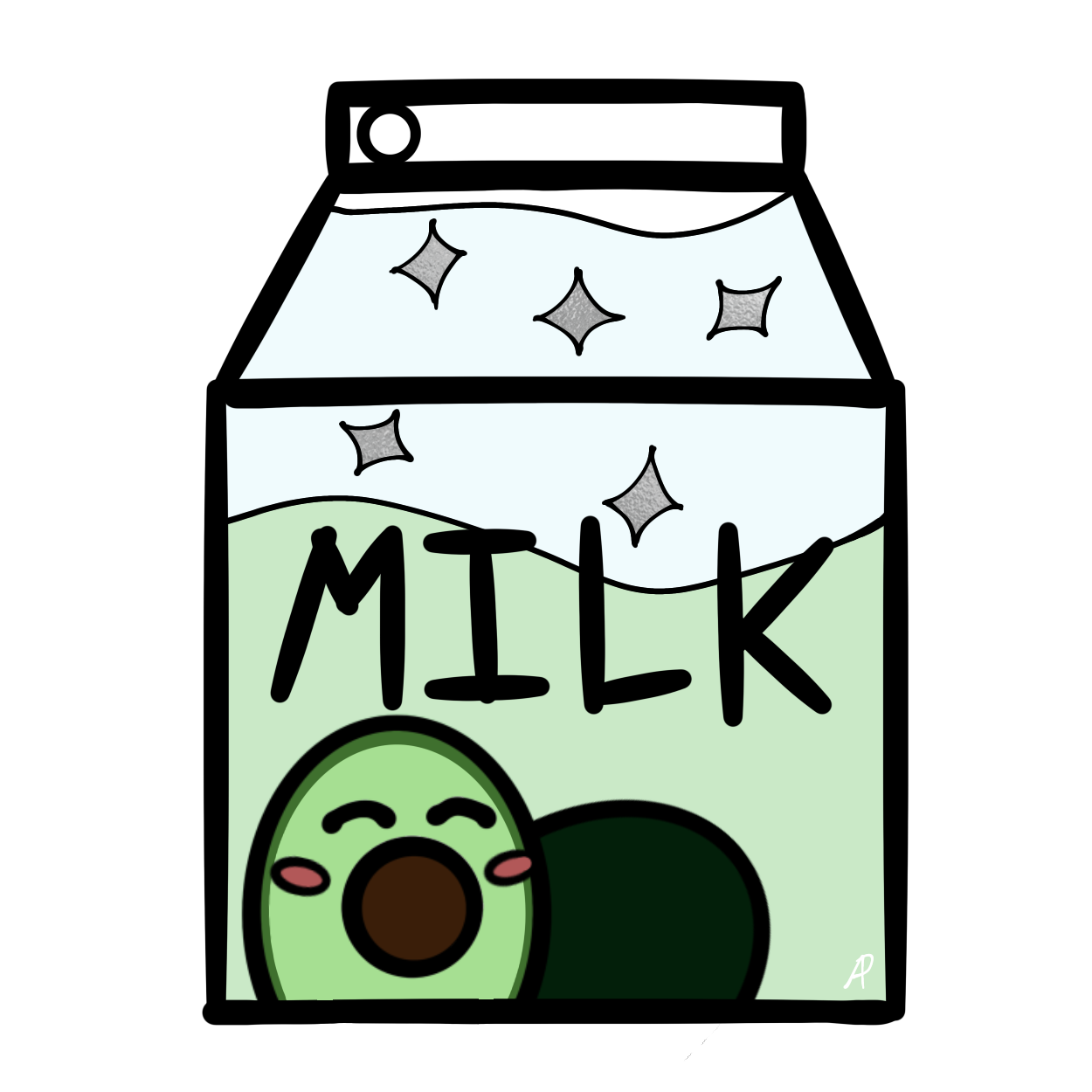 Avocado Milk - ibisPaint