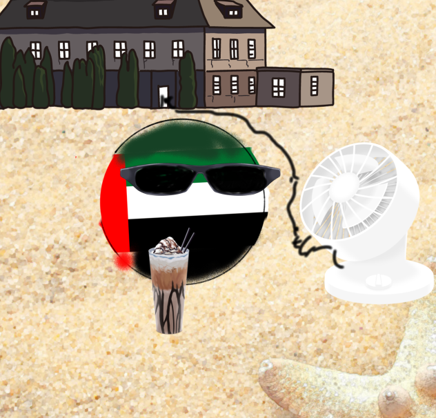 UAE WITH FAN 🪭 - ibisPaint