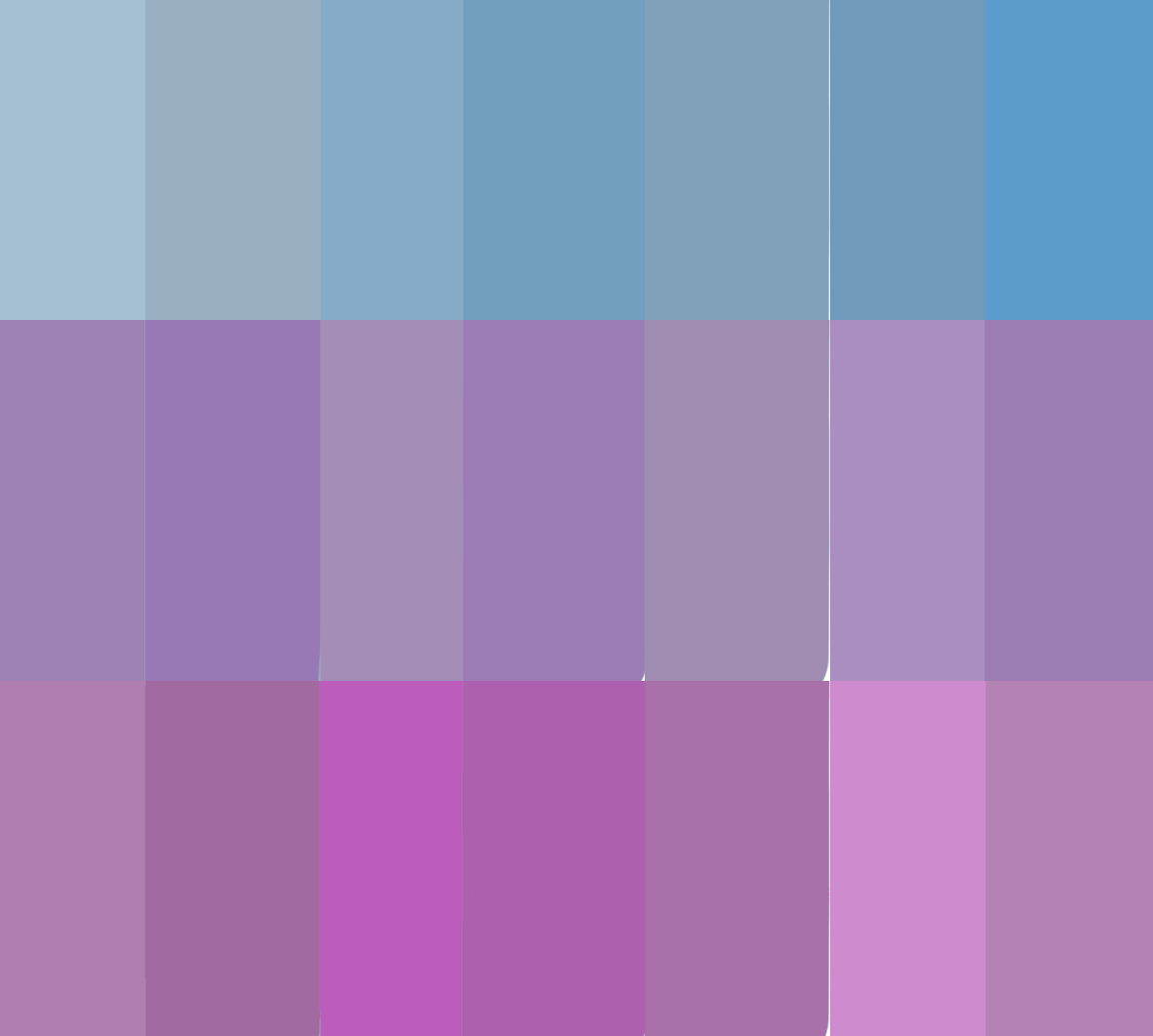 color sheets of purple, blue, n pink. - ibisPaint