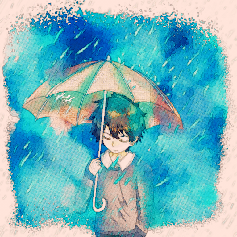 Can you hear the raindrops.. - ibisPaint