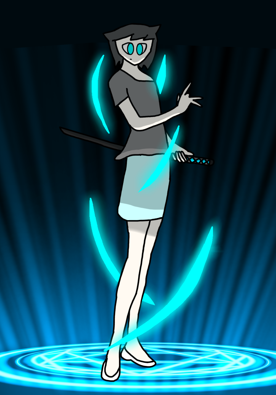 Magical Swordsman - ibisPaint