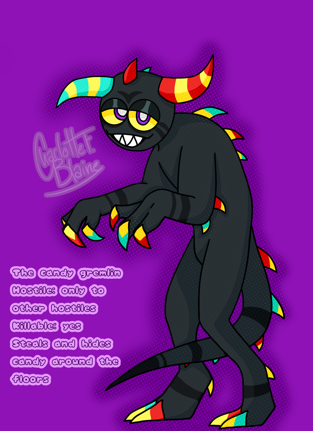 The candy gremlin - ibisPaint