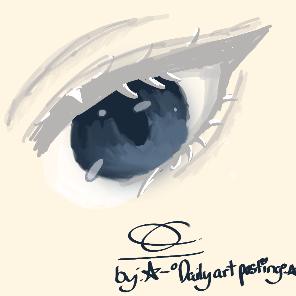 Crystal's eye but more details - ibisPaint