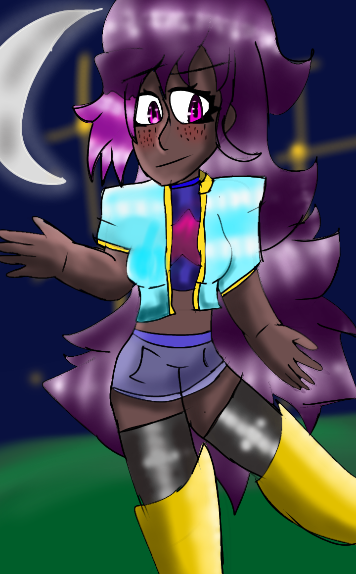 A starry night - ibisPaint