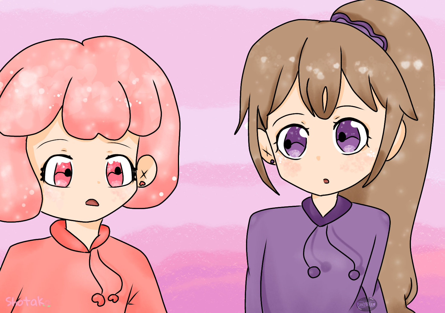 Shiho & Momo2 - ibisPaint