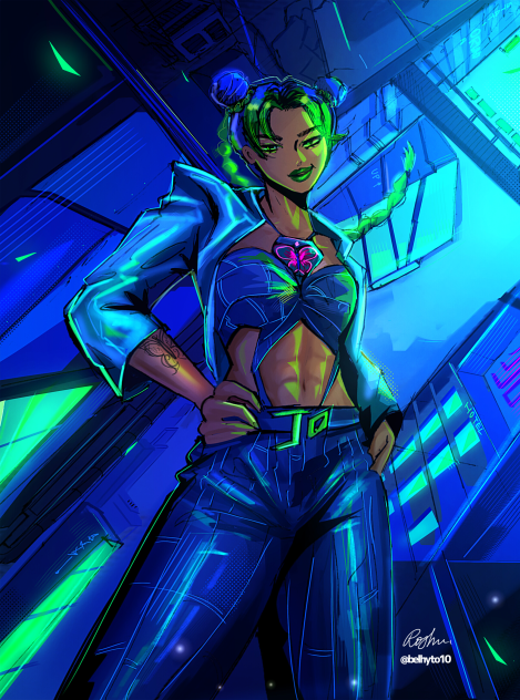 Jojo Jolyne Fanart - ibisPaint