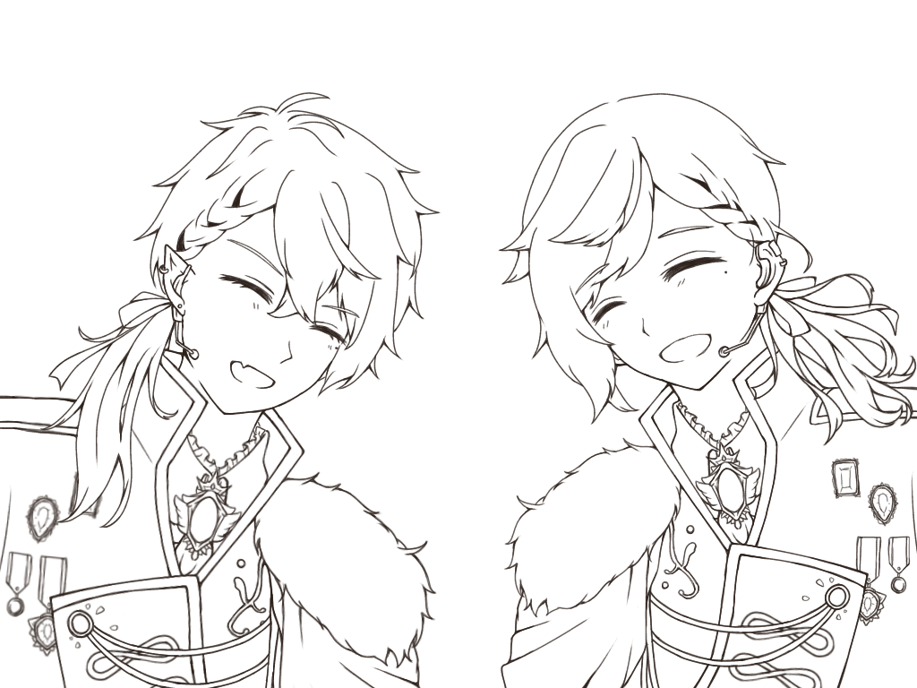 線画 ChroNoiR#3 - ibisPaint