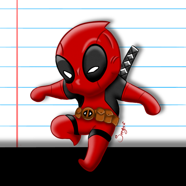 Deadpool fuljão - ibisPaint