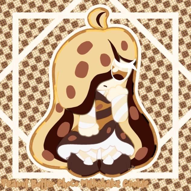 ~peanut butter choco milkshake cookie~ - ibisPaint