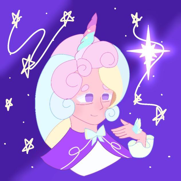 Cream Unicorn Cookie - ibisPaint