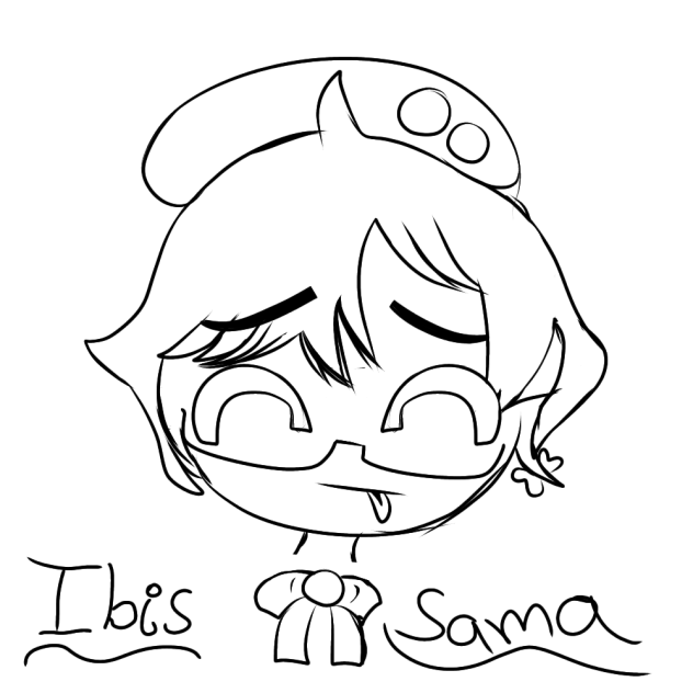 sketching of ibis-sama - ibisPaint