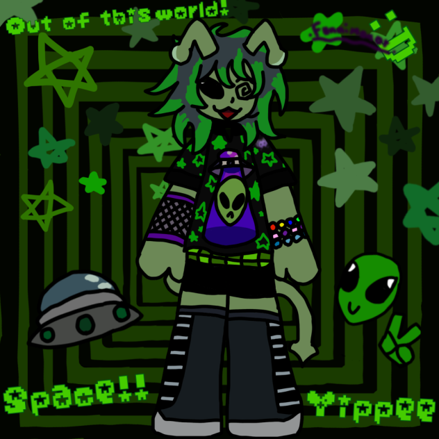 Silly Alien - ibisPaint