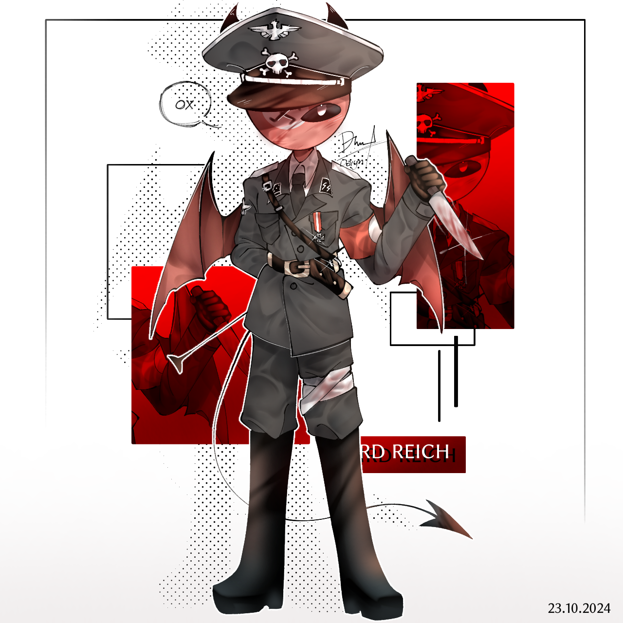 Ох (Third reich) Ch - ibisPaint