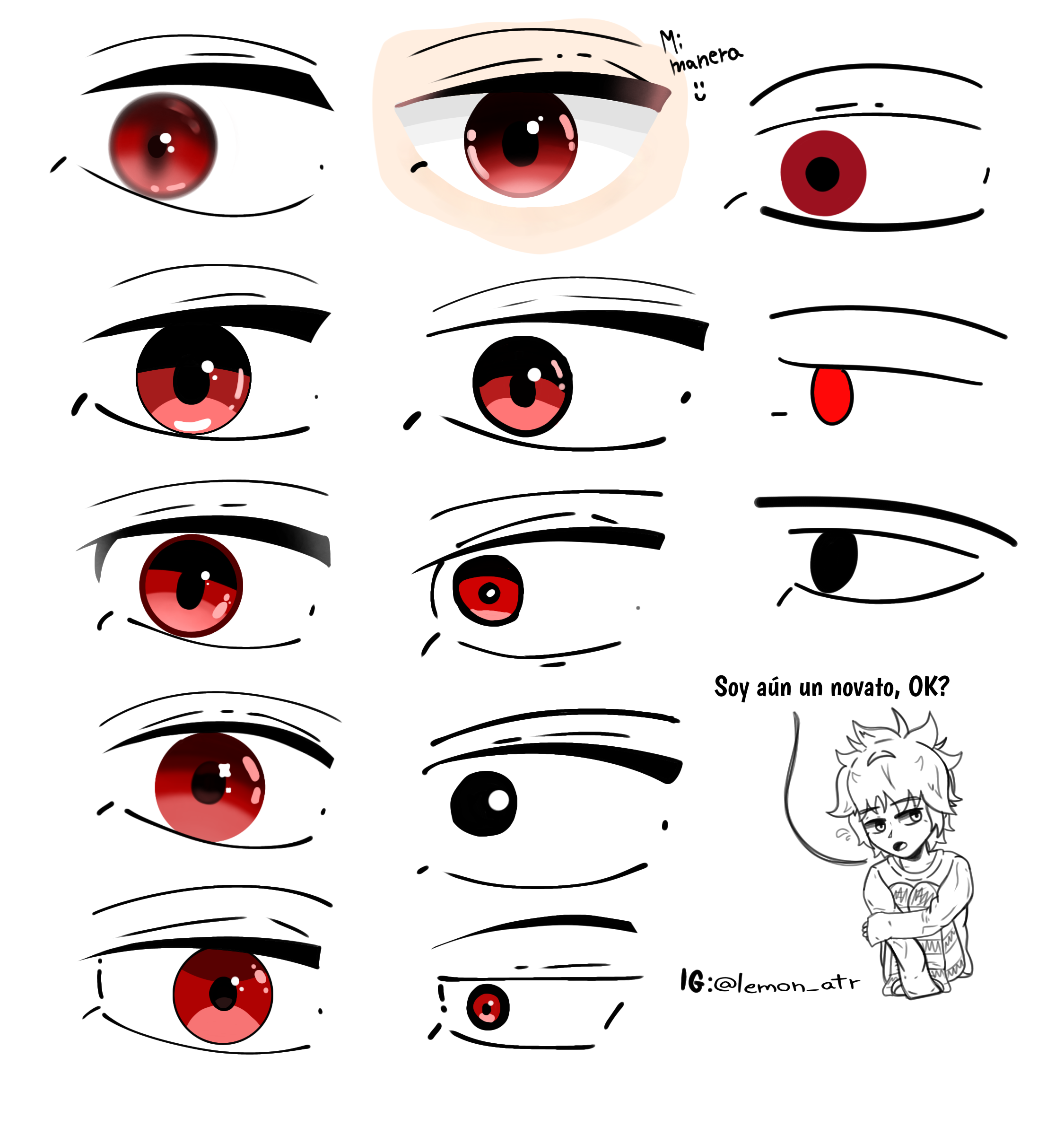 Boceto de ojos 2 - ibisPaint