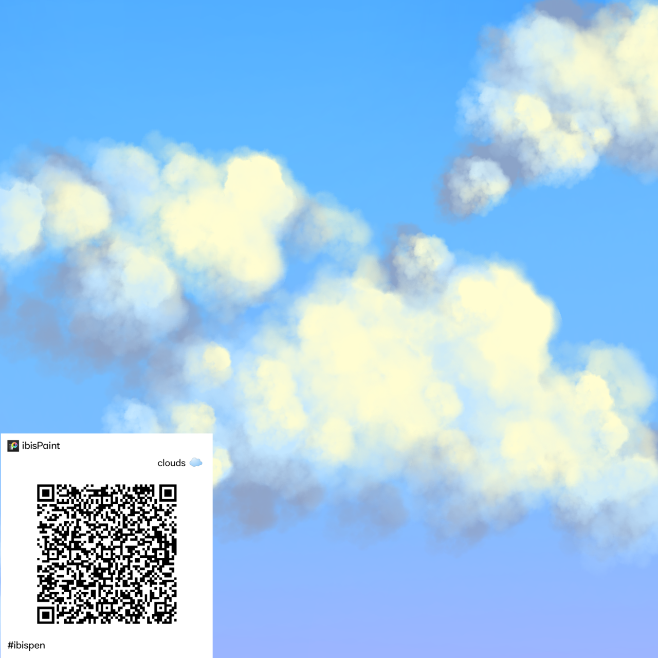 cloud brush - ibisPaint