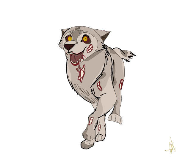 wolf walker undead - ibisPaint