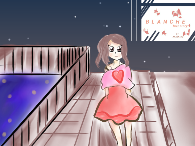 Blanche love story wallpaper - ibisPaint