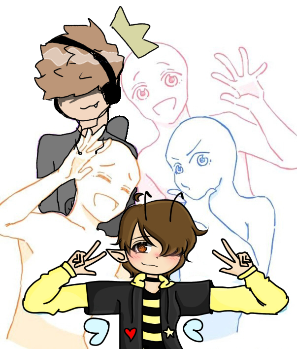 Friend Collab with Mini Bee! - ibisPaint