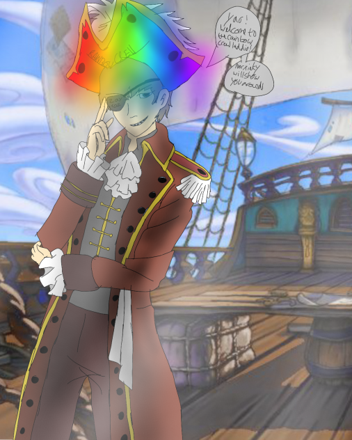 Zay as a pirate .-. yar - ibisPaint