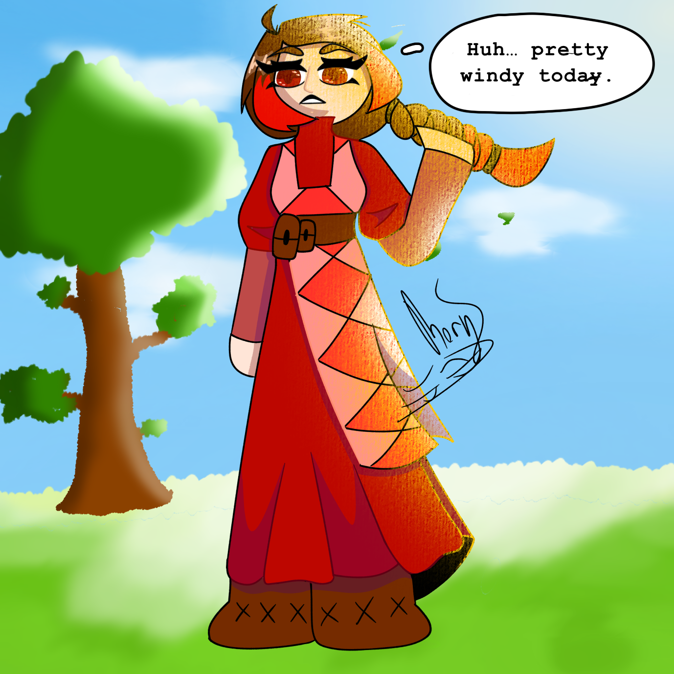 WINDY DAYS - ibisPaint