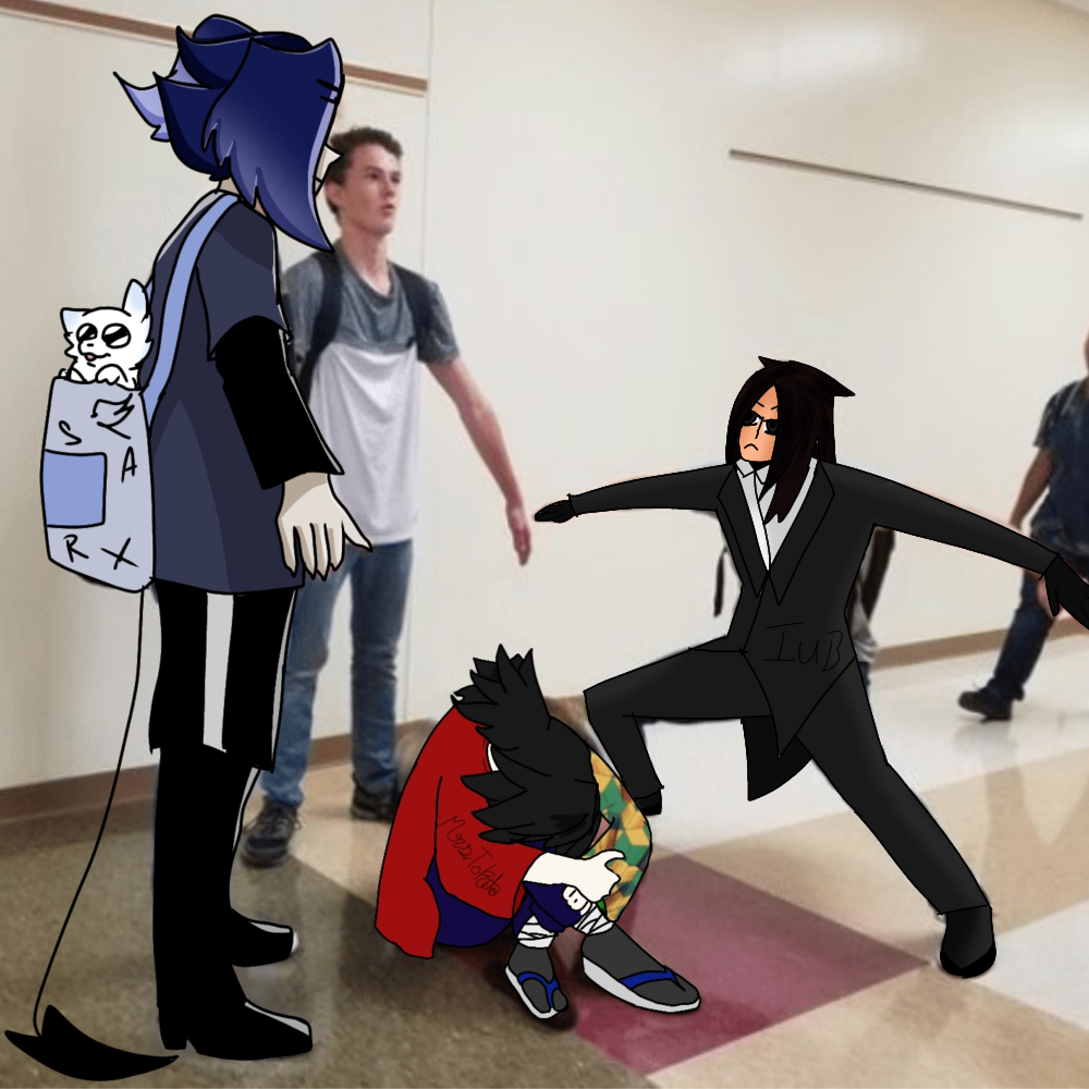 T-posing collaboration.. - ibisPaint