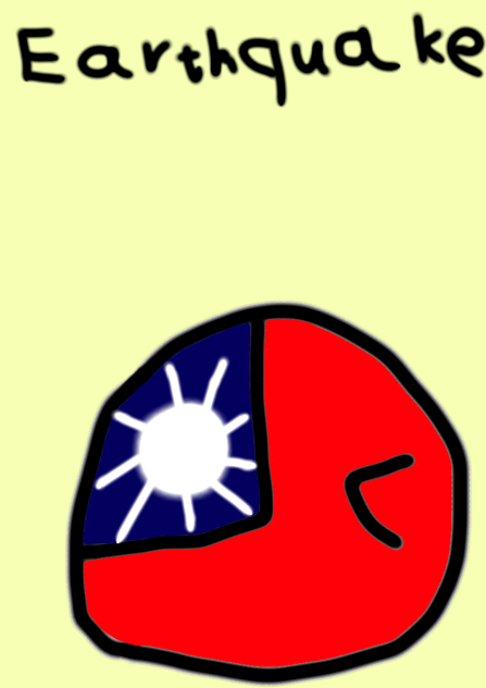 Earthquake in Taiwn - ibisPaint