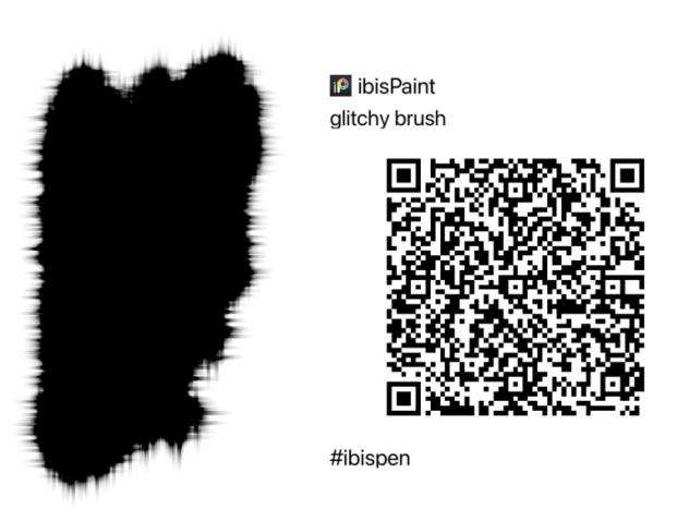 Free use glitchy brush - ibisPaint