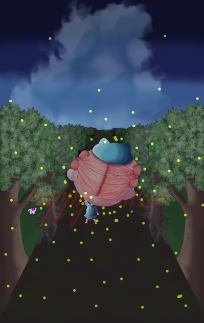 inktobe2023, path, camino, day 3 - ibisPaint