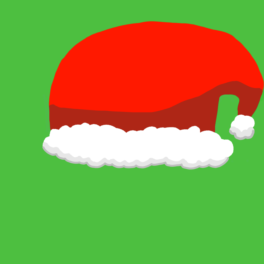 Green screen Santa hat - ibisPaint