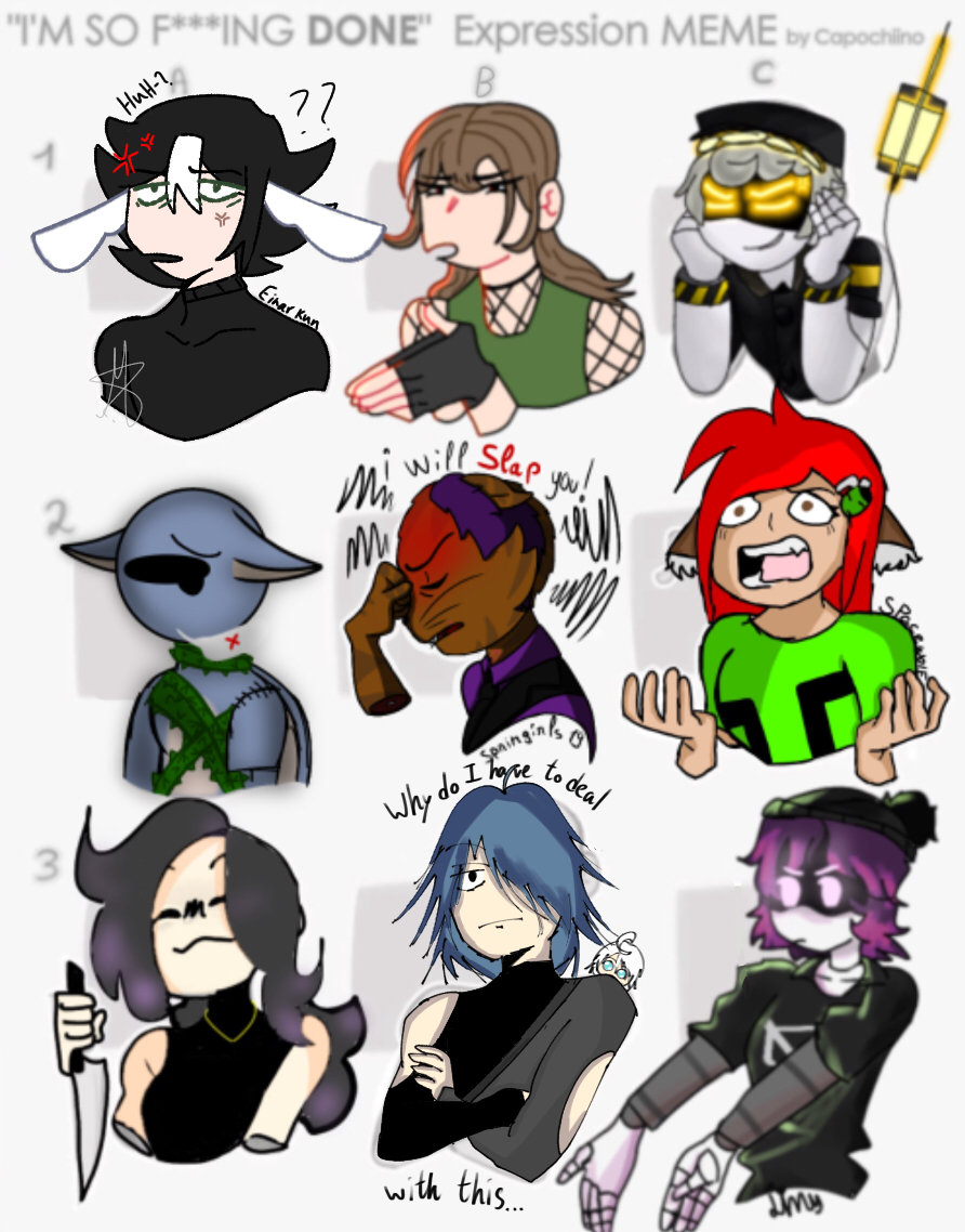 I'm so done meme collab - ibisPaint