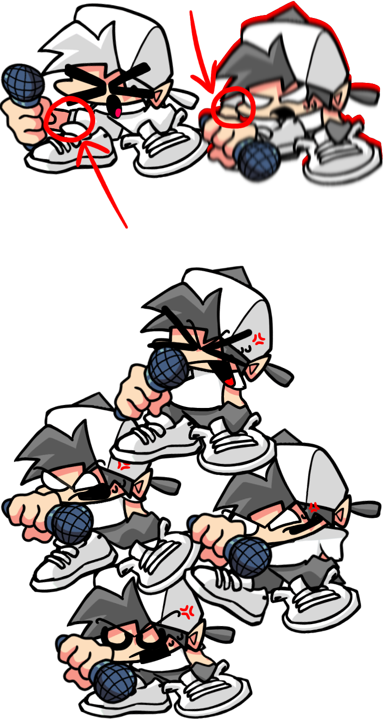 (Read desc) Lil changes to my Bf sprites - ibisPaint