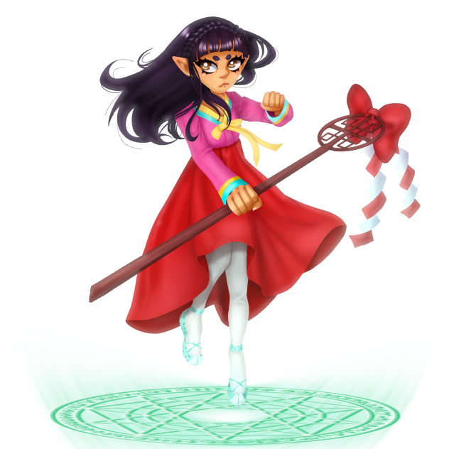 elsword elf korean oc - ibisPaint