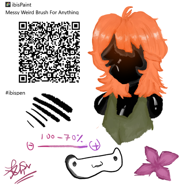 Brush I used in my previous art post - ibisPaint