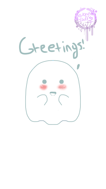 Kawaii Spoopy Ghost - ibisPaint