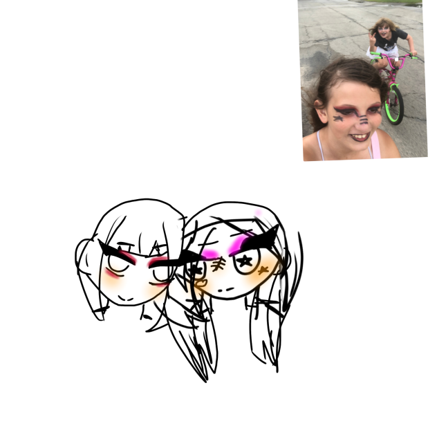 Me and my friend - ibisPaint