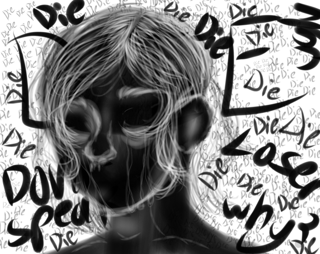 My head is intrusive sometimes - ibisPaint