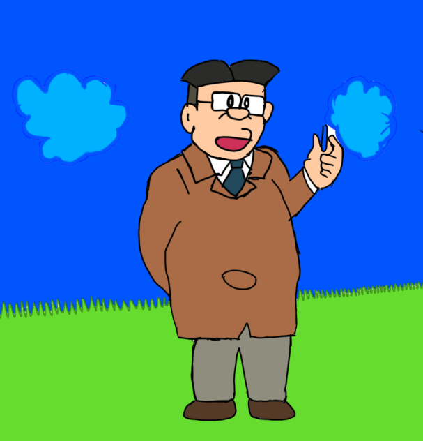 Sensei (Nobita's teacher) - ibisPaint