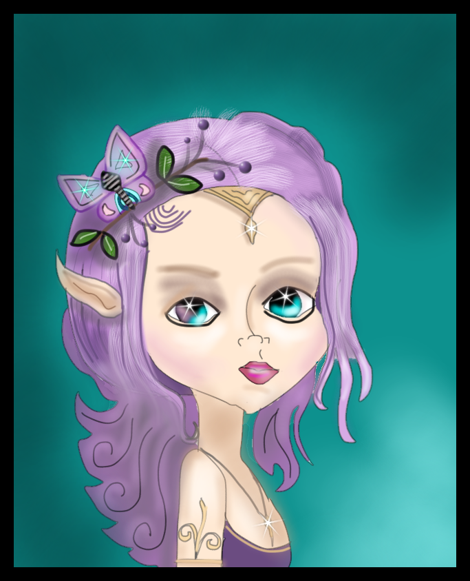 Purple Elf Princess - ibisPaint
