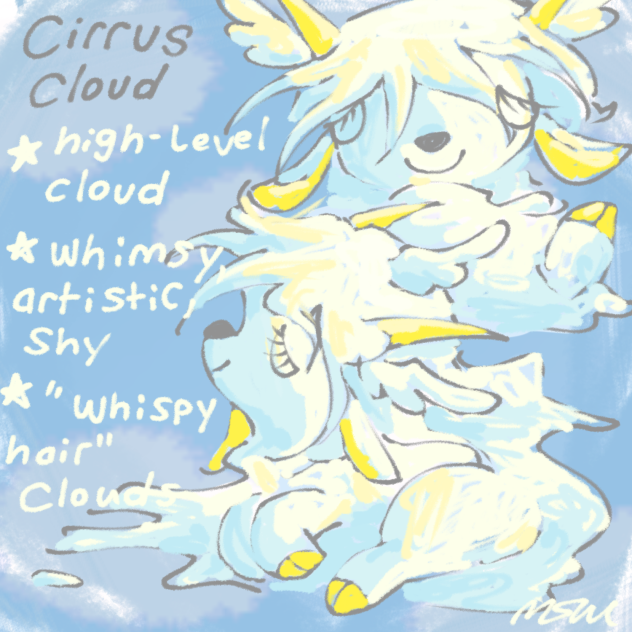 Cirrus cloud - ibisPaint