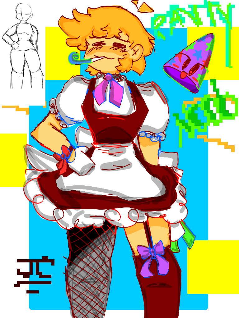 party noob xD - ibisPaint