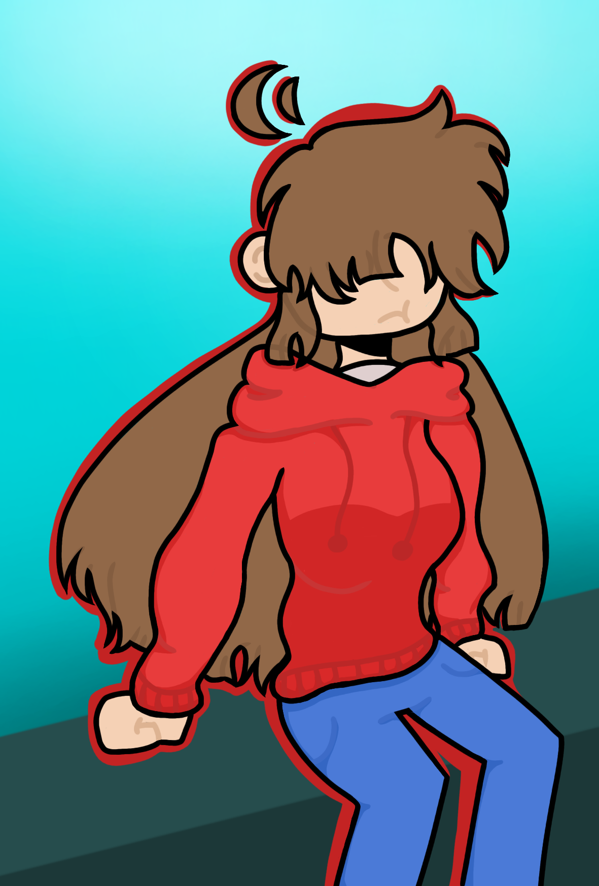 no name girl (very old art) - ibisPaint