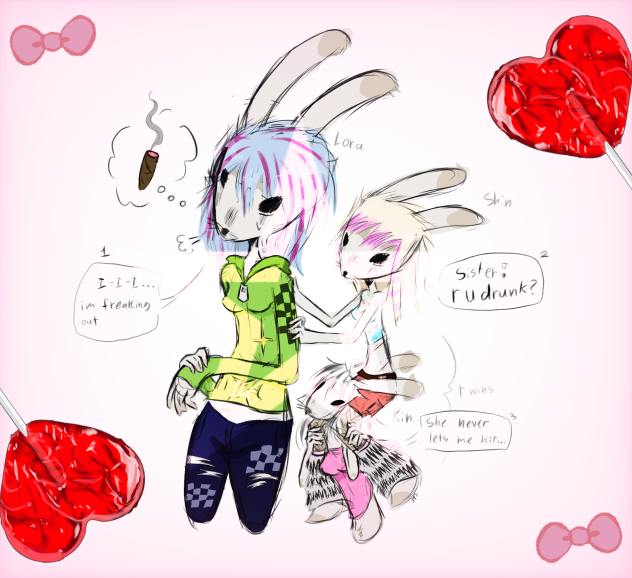 scene bunny sisters - ibisPaint