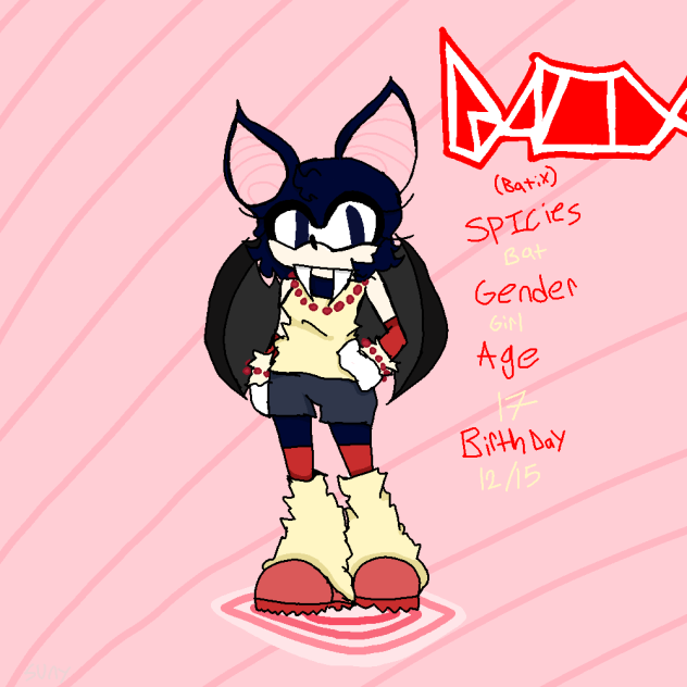Batix the bat - ibisPaint