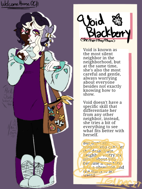 Void Blackberry - Welcome Home persona - ibisPaint