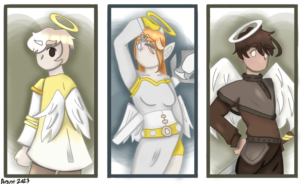 Esme, Keara, and Artemis - ibisPaint