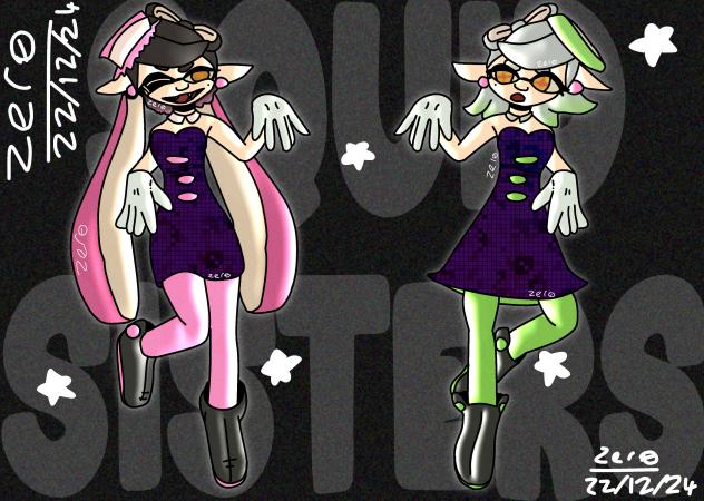 SQUID SISTERS (req16) - ibisPaint